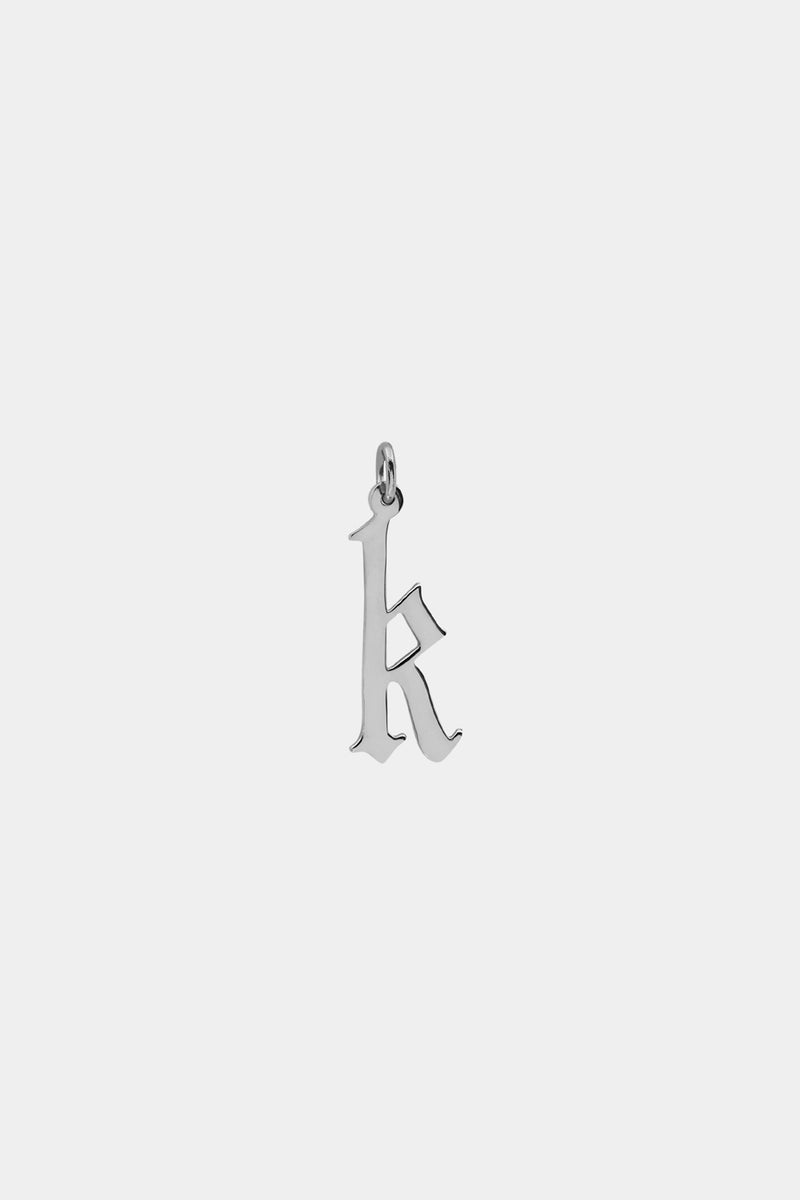 NATASHA SCHWEITZER | Gothic Letter Attachment | White Gold — Natasha ...