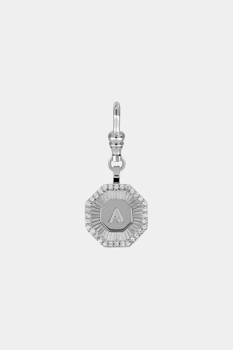 NATASHA SCHWEITZER | Necklace | Diamond Halo Large Letter Attachment ...