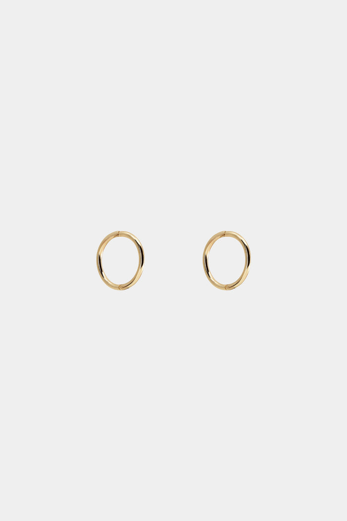 NATASHA SCHWEITZER | Earrings | Sabine Diamond Hoops | 14K Yellow Gold ...