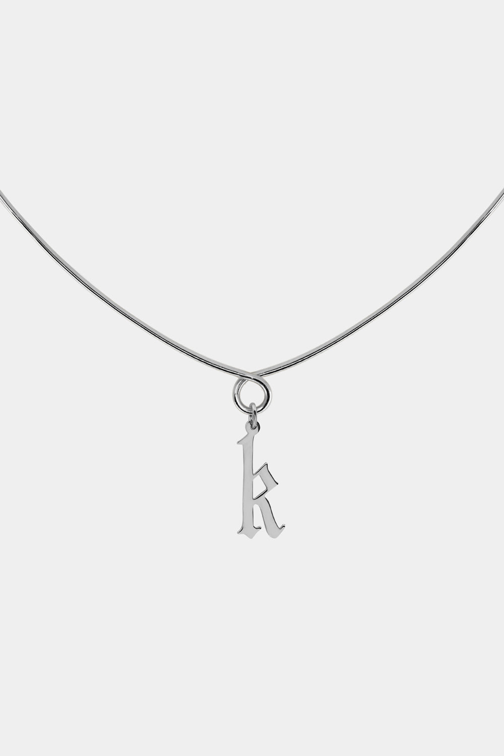 NATASHA SCHWEITZER | Necklace | Omega Loop Necklace with Diamond | 18K ...