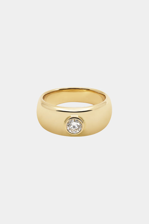 NATASHA SCHWEITZER | Rings | Scattered Diamond Blob Ring | 18K Yellow ...