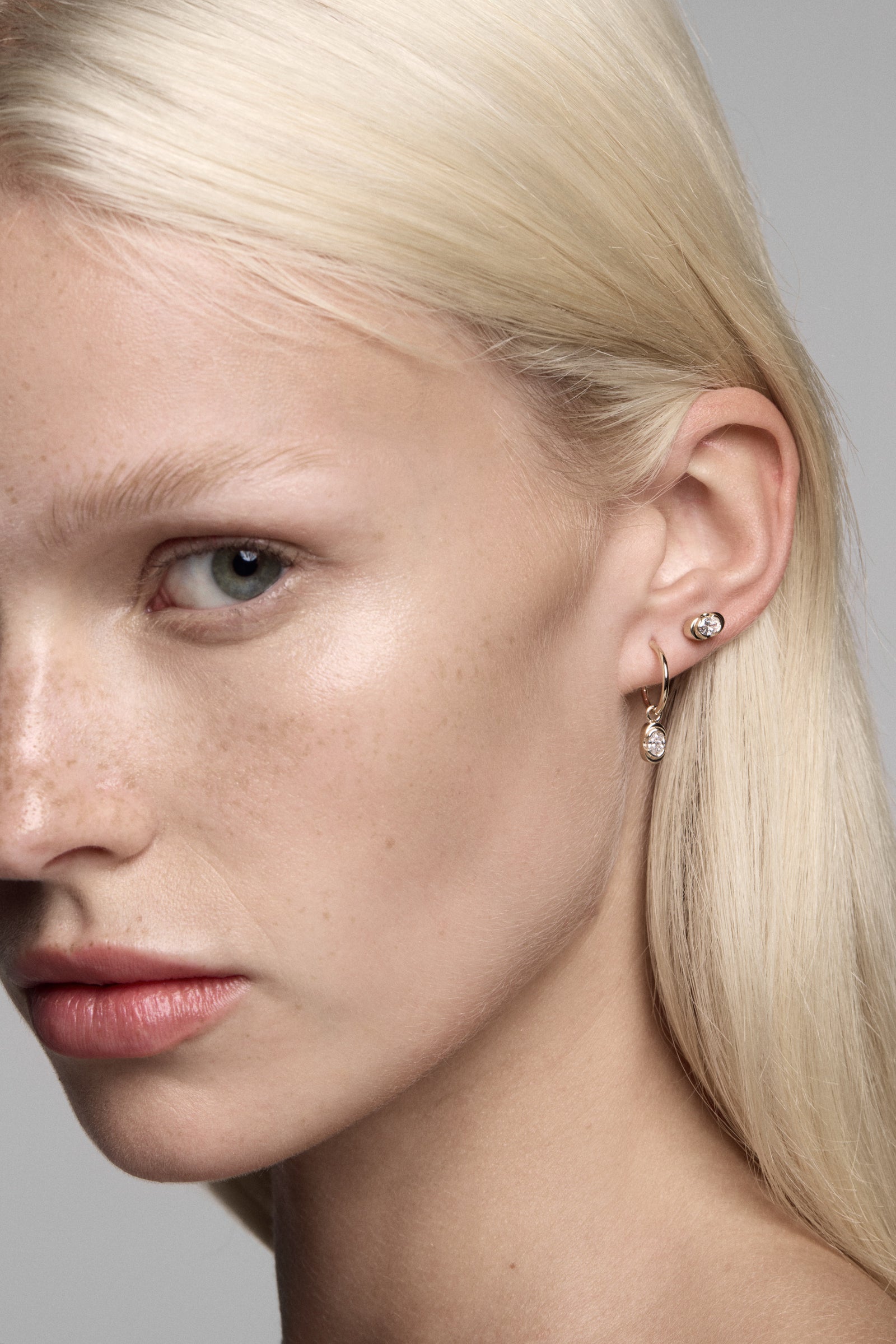 NATASHA SCHWEITZER | Earrings | Mini Marquise Diamond Studs | 18K Yellow Gold — Natasha Schweitzer